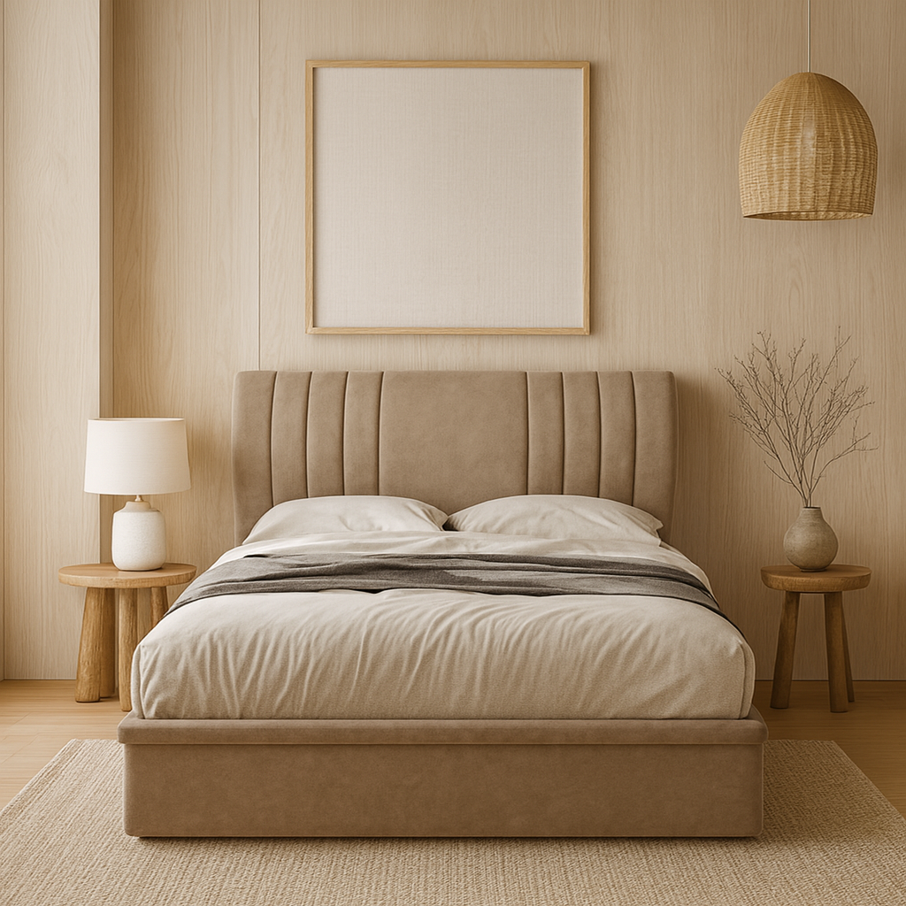 Logan Storage Bedframe – Caler Home Singapore