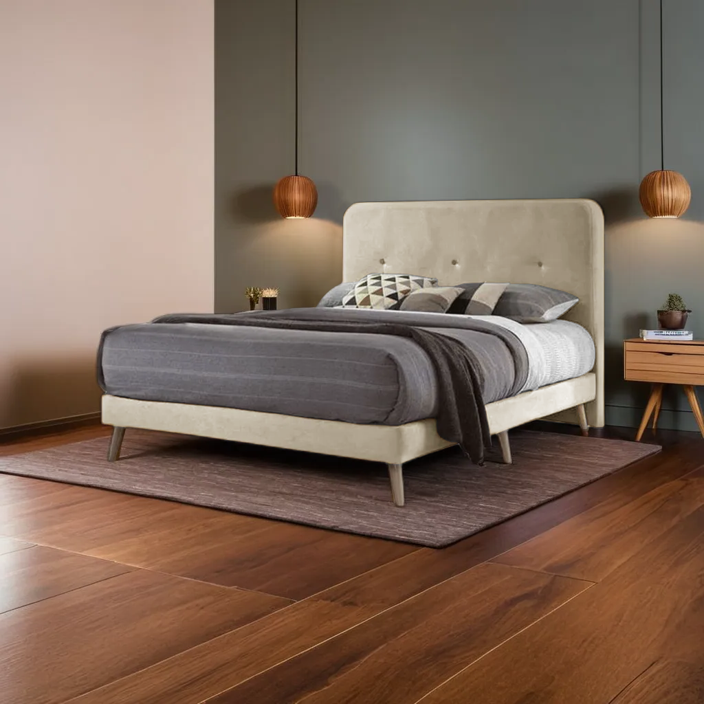 Yuta Fabric Divan Bedframe – Caler Home Singapore